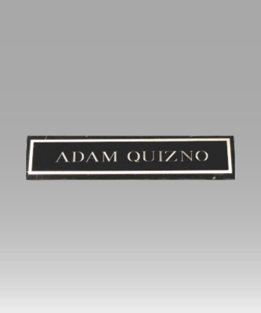 Black Marble Name Block - Ampros Awards