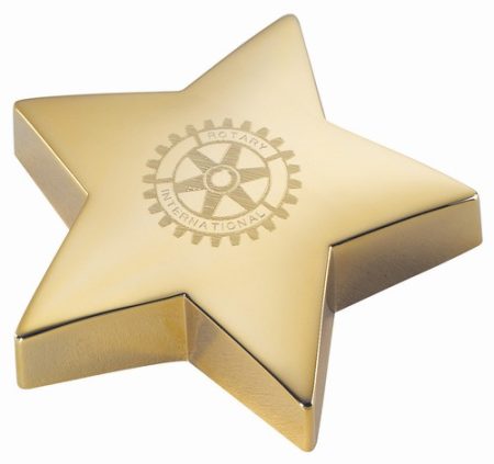 Metal Star Paperweight - Ampros Awards
