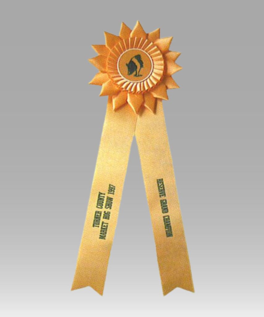 Custom Rosette Ribbon - Ampros Awards