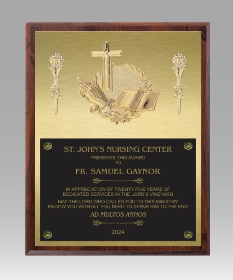 Religious Plaque - Ampros Awards