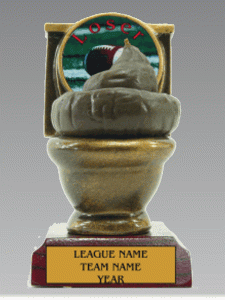 Loser Toilet Bowl Trophy - Ampros Awards