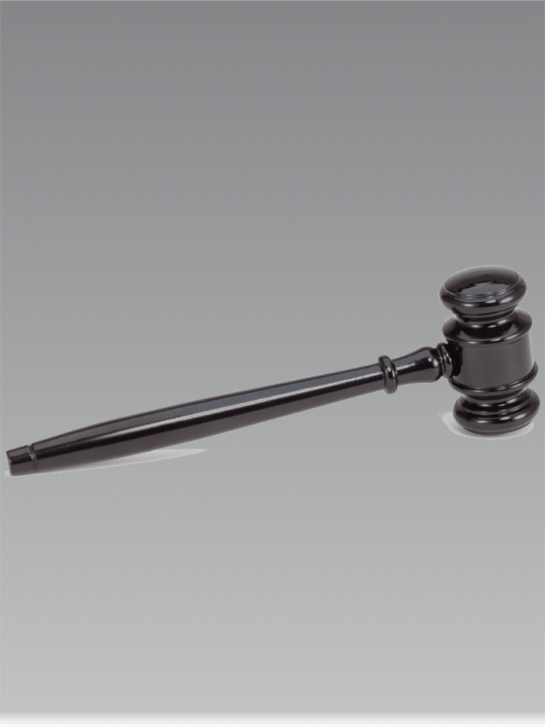 Premium Ebony Gavel - Ampros Awards