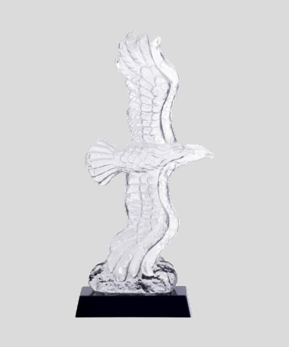11.5" Crystal Soaring Eagle - Ampros Awards