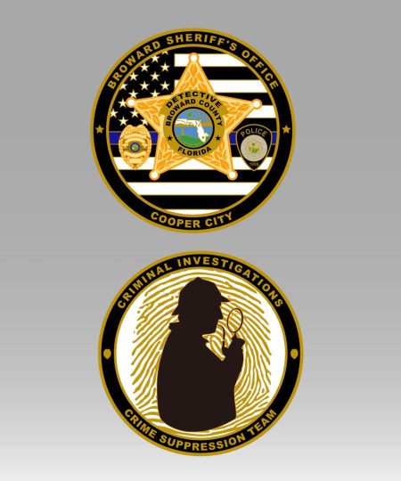 Custom Challenge Coin - Ampros Awards