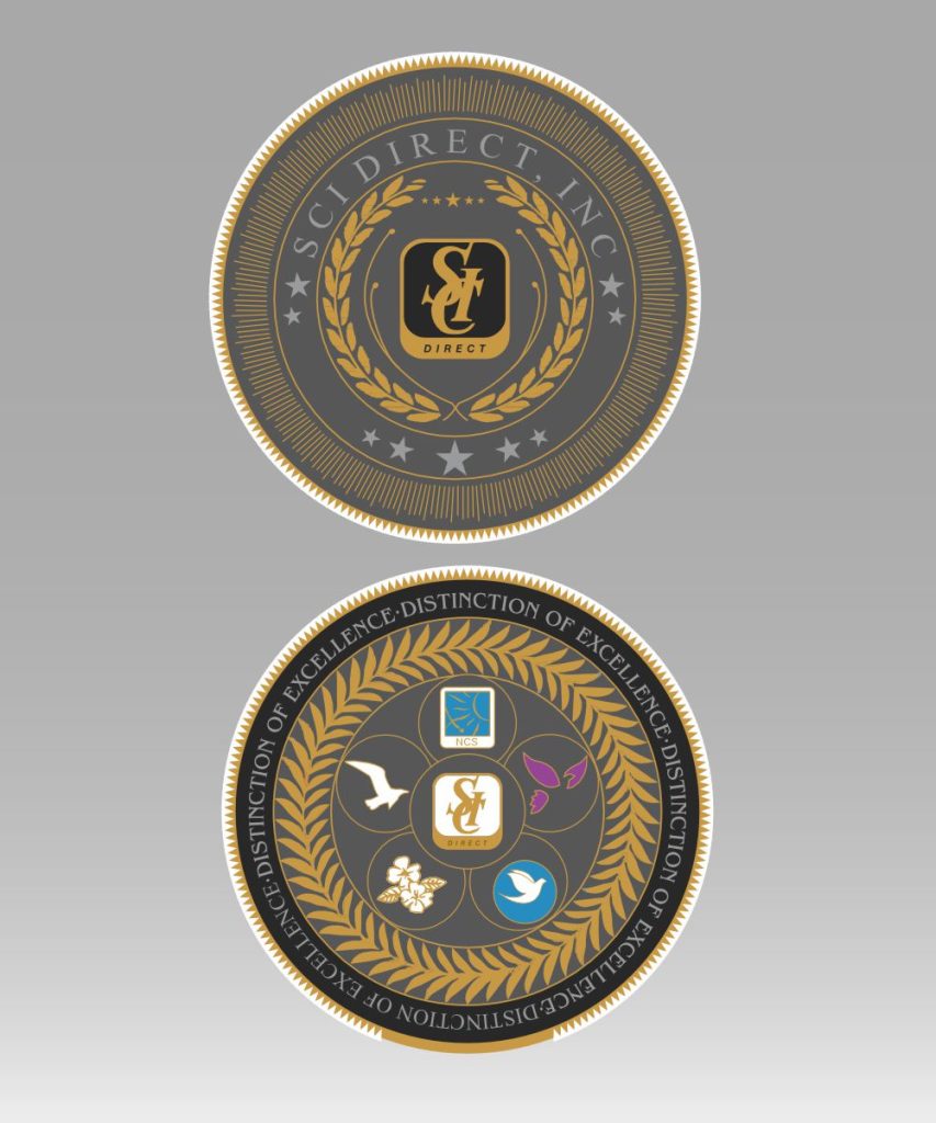 Custom Challenge Coin - Ampros Awards