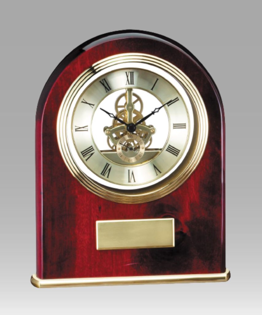 Dome Rosewood Clock - Ampros Awards