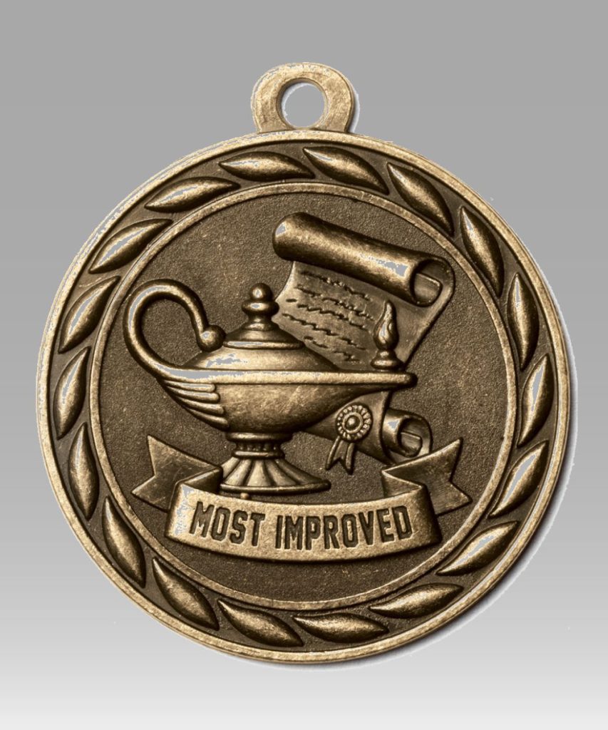 Scholastic Most Improved Medal - Ampros Awards